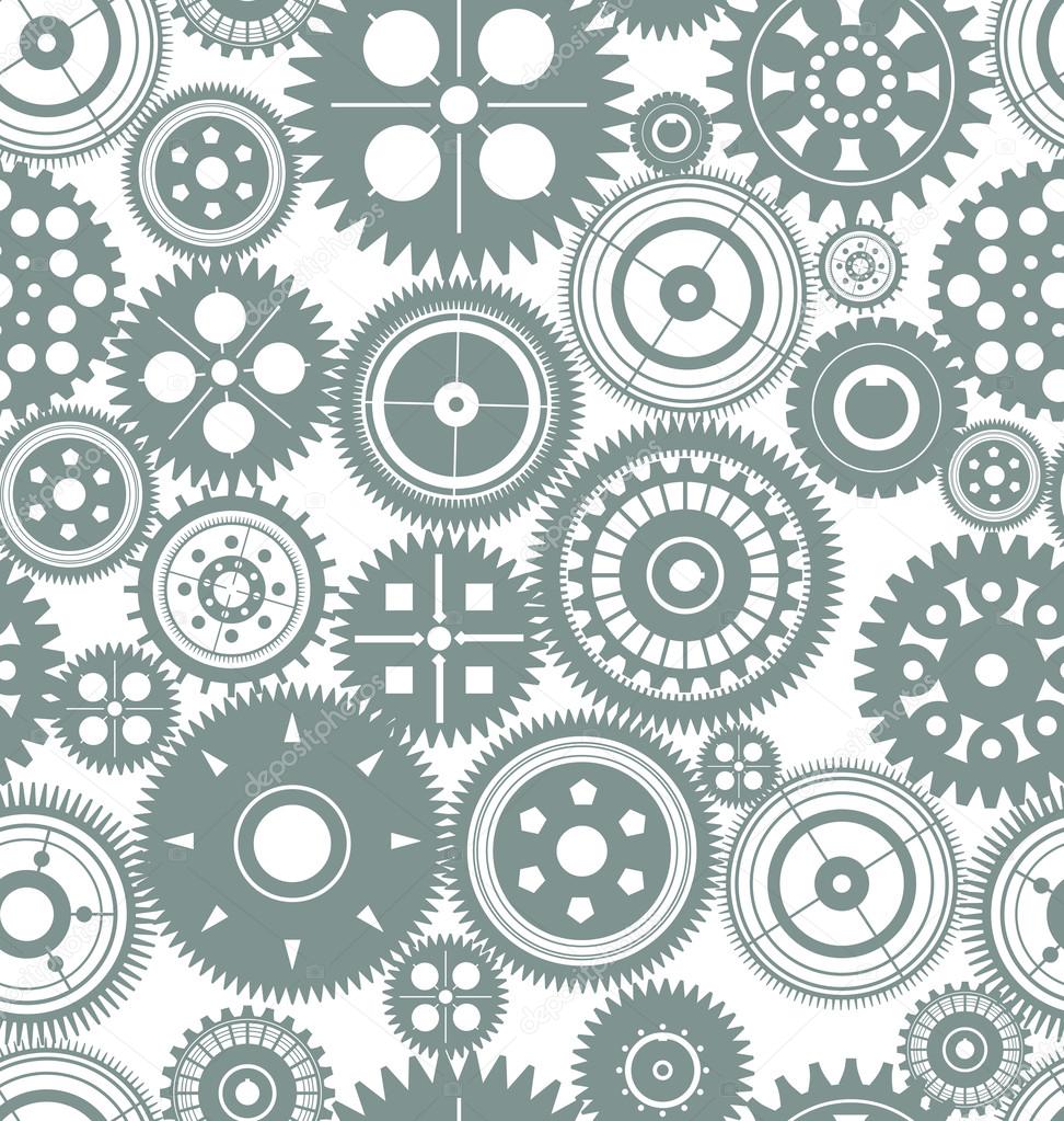 Seamless gear background Stock Vector Image by ©totallyout #57169207