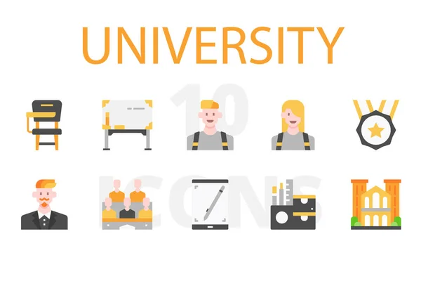 Ícones universidade Vector Art Stock Images | Depositphotos