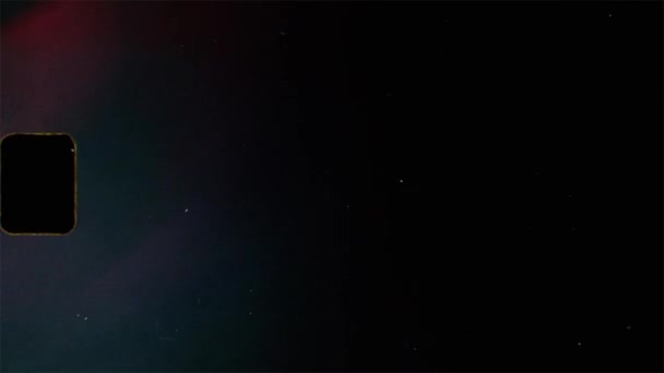 Black Super 8mm Film Frame Scan with sprocket hole and Light Leaks. For ...