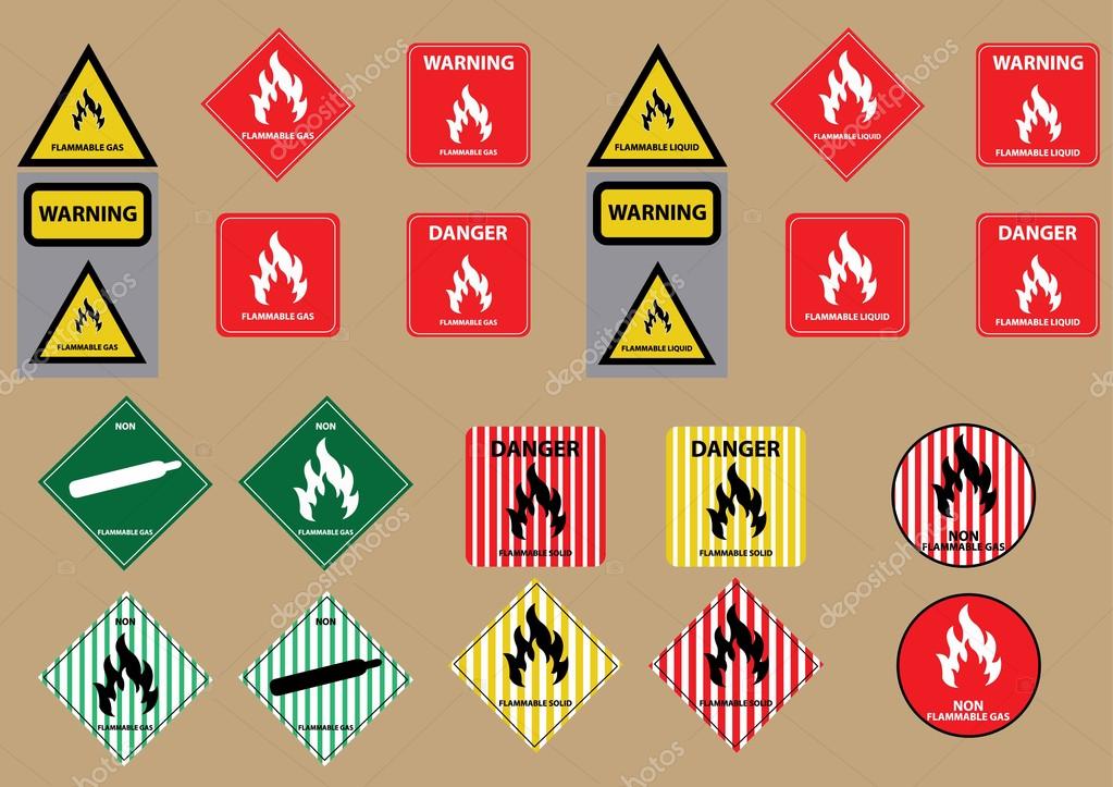 Flammable Solid Symbol
