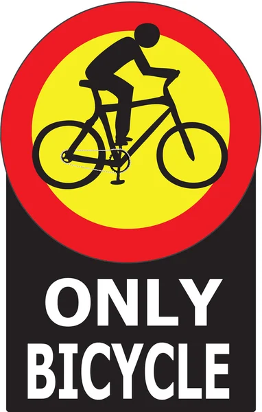 Only Bicycle Sign Label ⬇ Vector Image by © kobfujar | Vector Stock ...