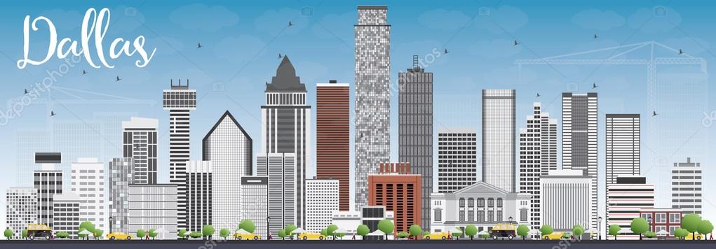 Dallas skyline Vector Art Stock Images | Depositphotos