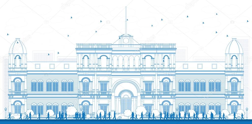 University Building Outline