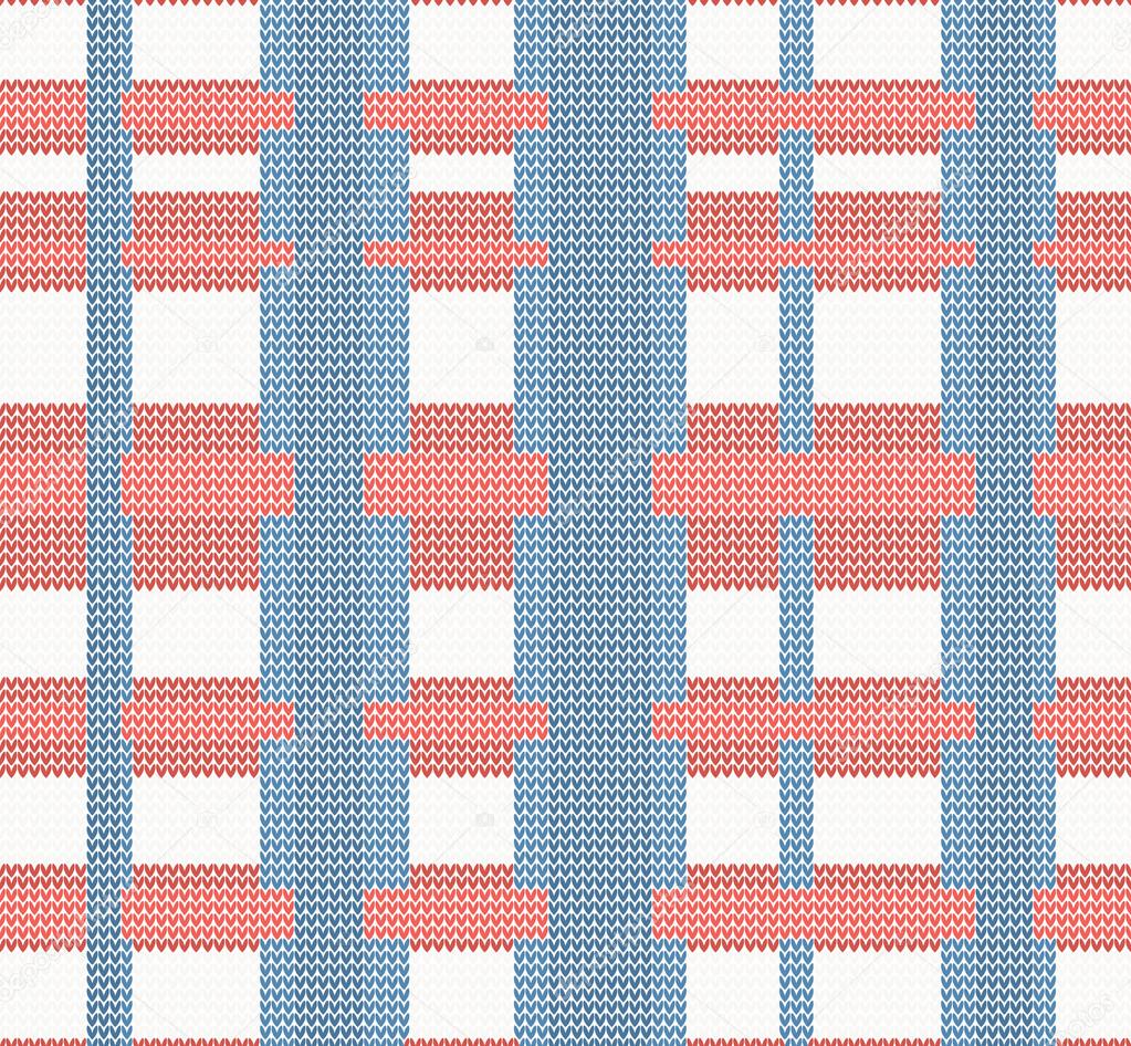 Crossed knitted seamless pattern Stock Vector by ©booblgum 57880241