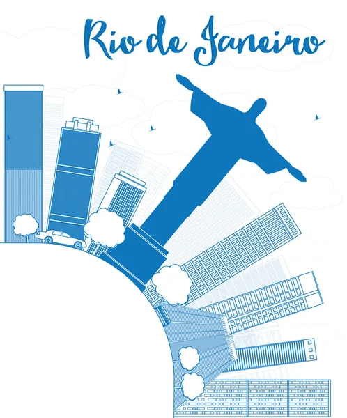Rio de janeiro outline Vector Art Stock Images | Depositphotos