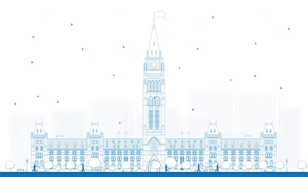 Parliament hill ottawa Vector Art Stock Images | Depositphotos