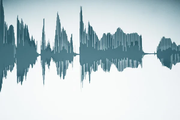 Audio studio voice recording sound wave - Stock Image - Everypixel