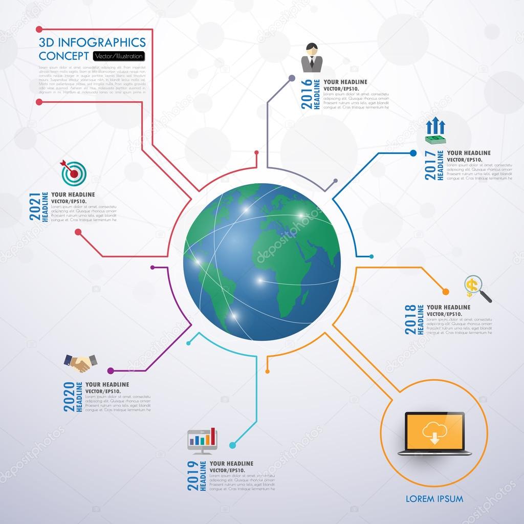 Social network infographics Stock Vector by ©sweetjinkz 108897806