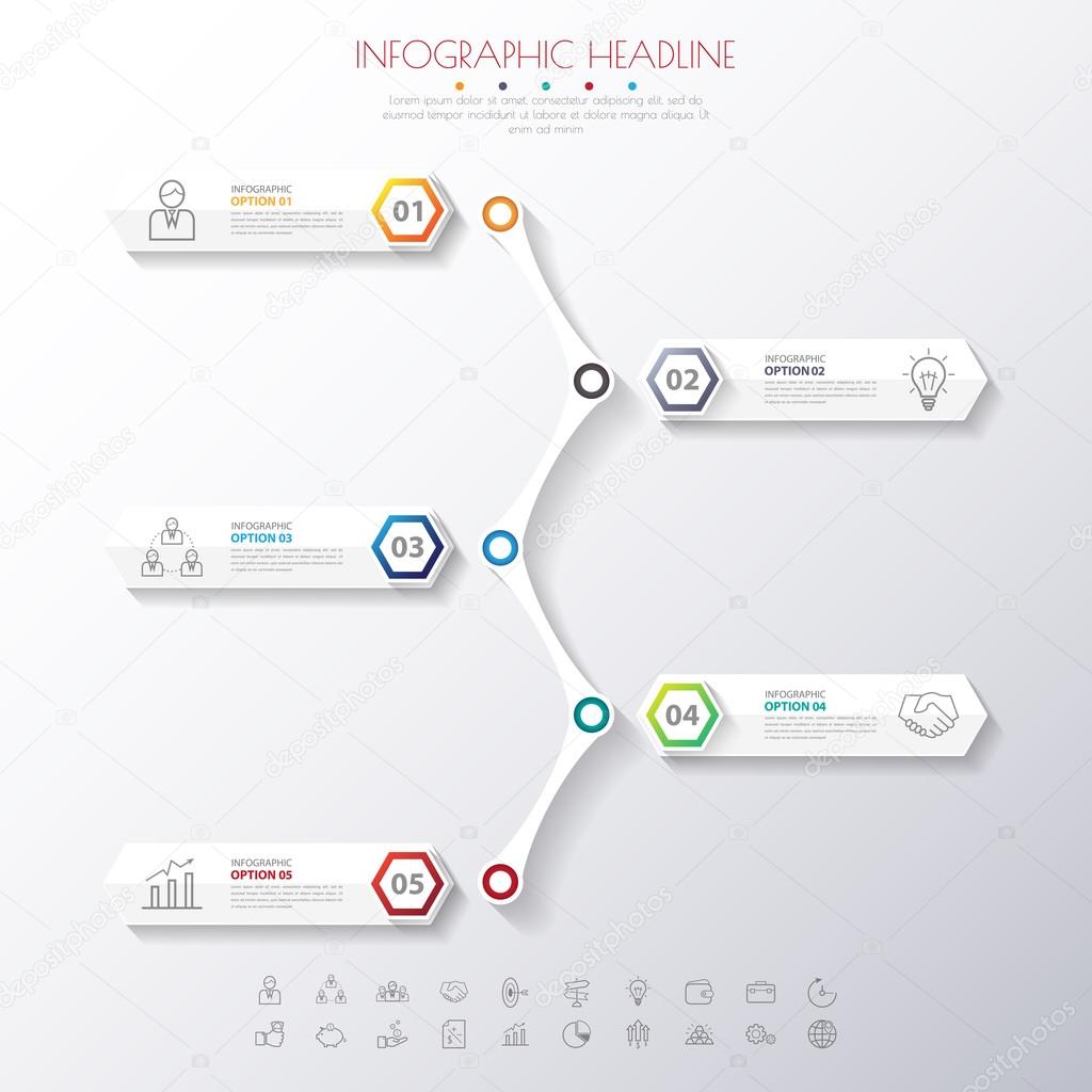 Timeline infographics with icons set. Stock Vector Image by ©sweetjinkz ...