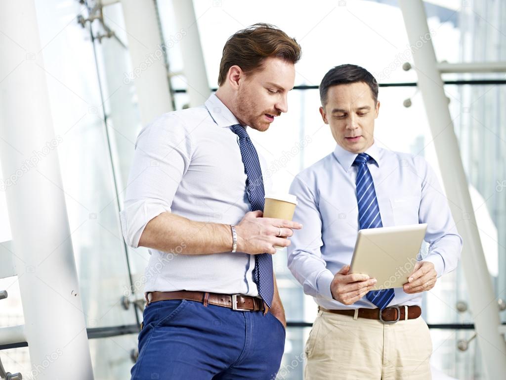 Business people sharing information — Stock Photo © imtmphoto #103539056