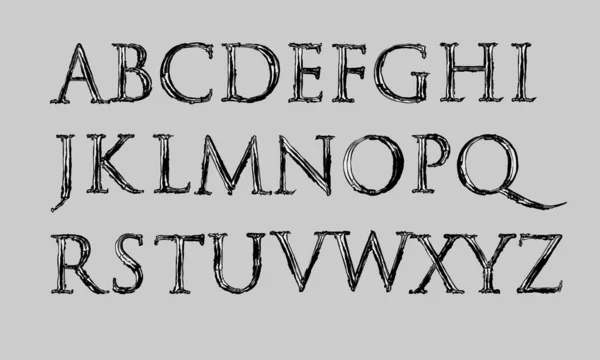 Calligraphy Alphabet Old English