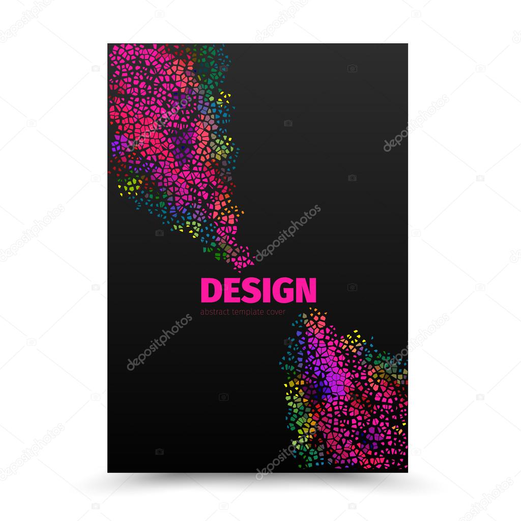 Plantilla de diseño de cubierta en tamaño A4 . Vector de stock por ...
