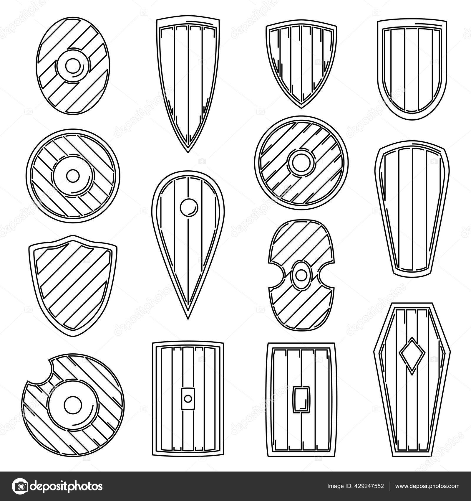 Medieval Shield Vector