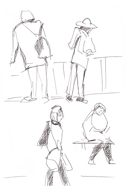 Meeting people drawing Stock Photos, Royalty Free Meeting people ...