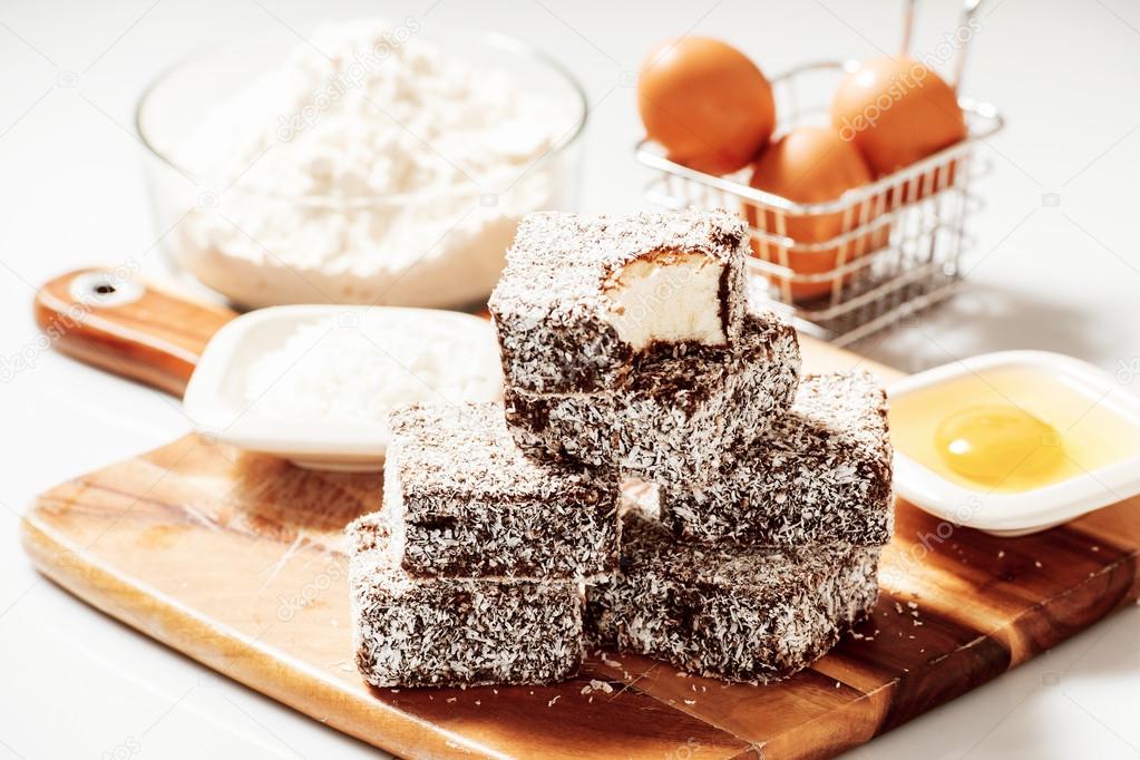 Group of Lamingtons Stock Photo by ©artistrobd 84657564