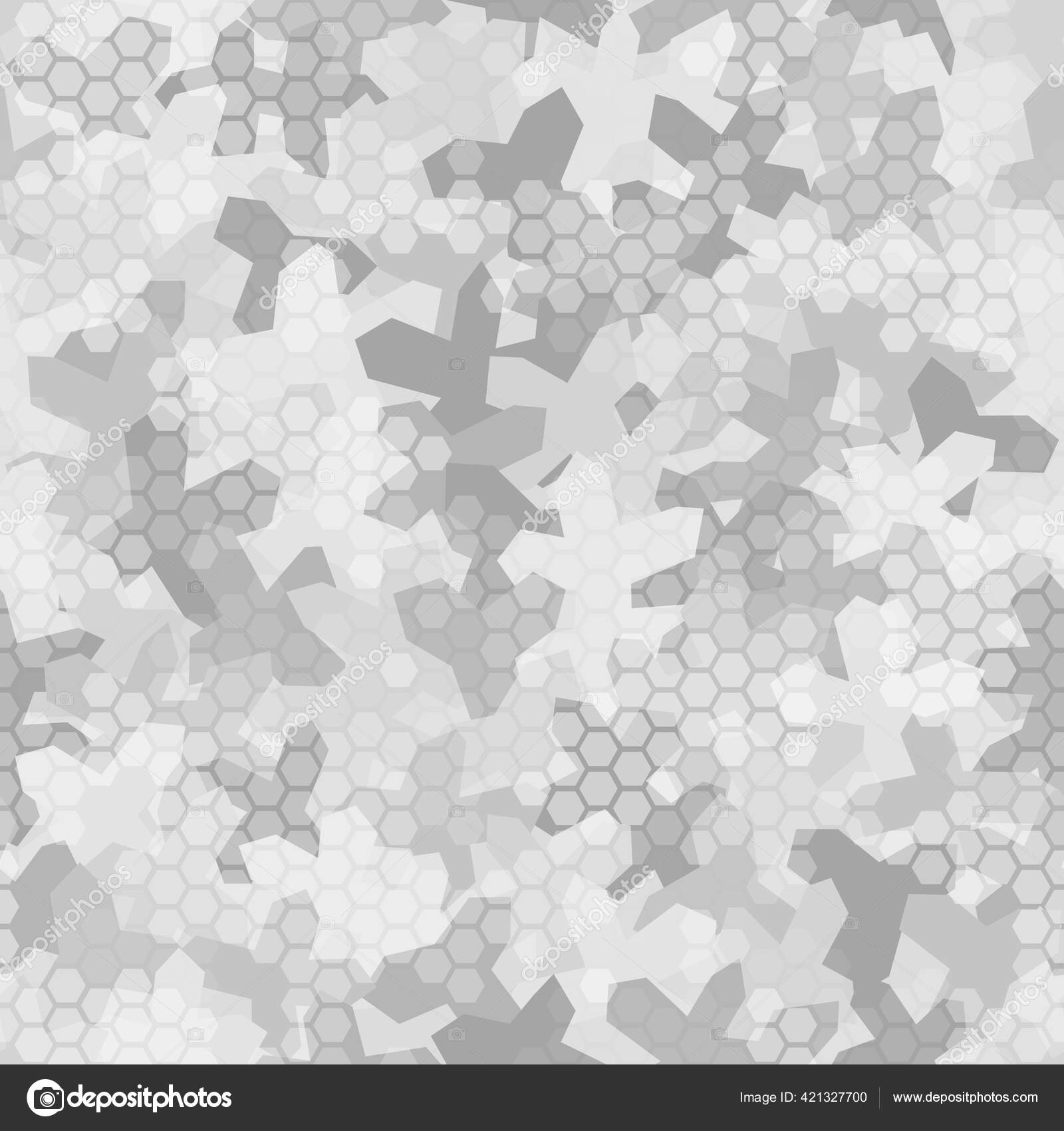 Seamless digital arctic snow spot camo texture for army or hunting ...