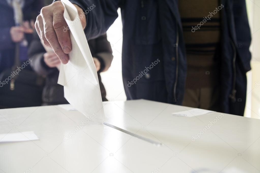 Voting hand — Stock Photo © bizoon #60959213
