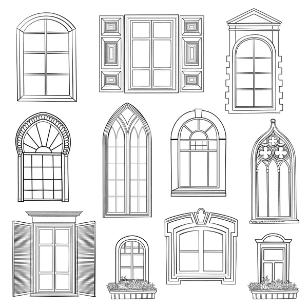Windows doodle sketch — Stock Vector © YokoDesign #112463078 Windows doodle sketch — Stock Vector © YokoDesign #112463078