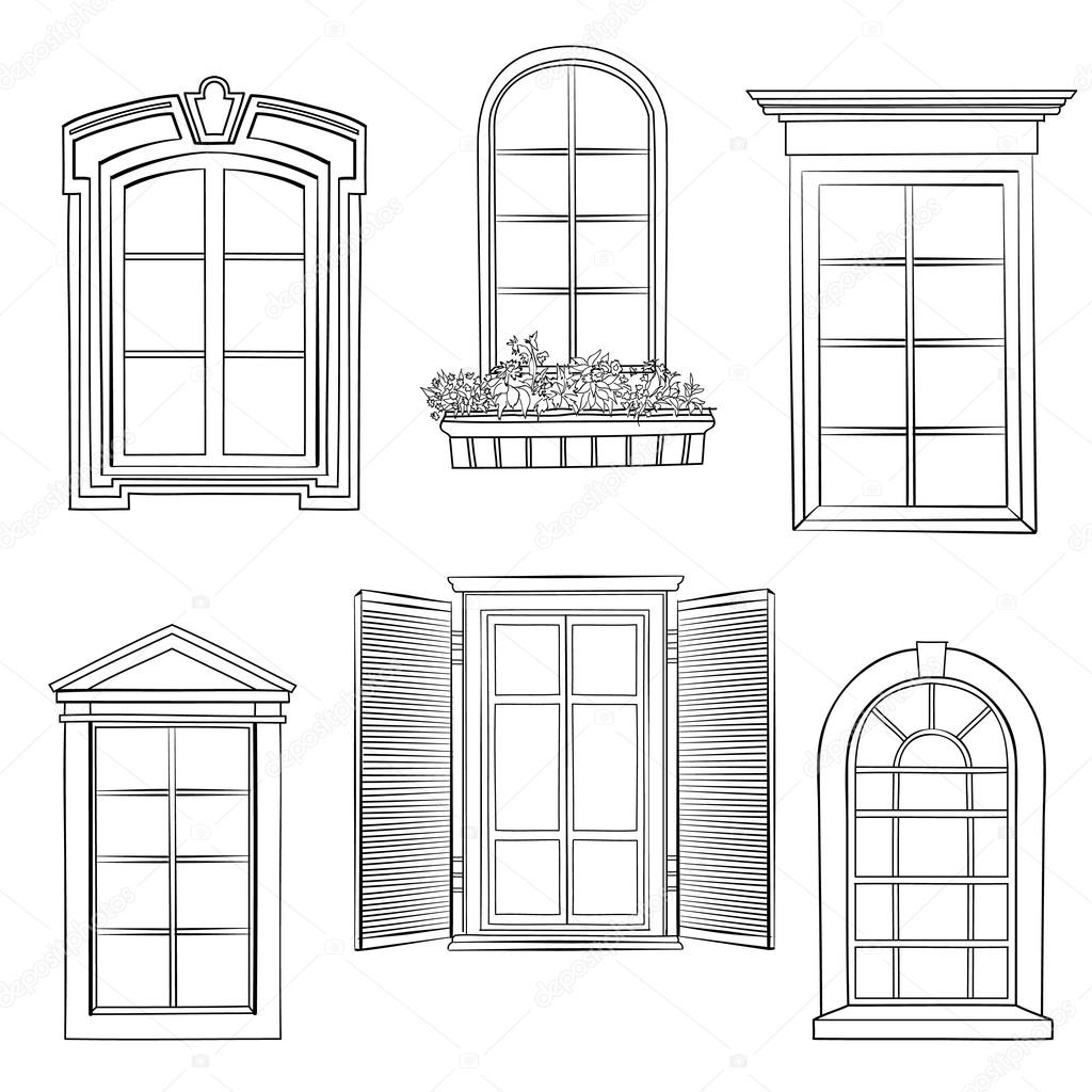 Windows doodle sketch — Stock Vector © YokoDesign #112463078 Windows doodle sketch — Stock Vector © YokoDesign #112463078