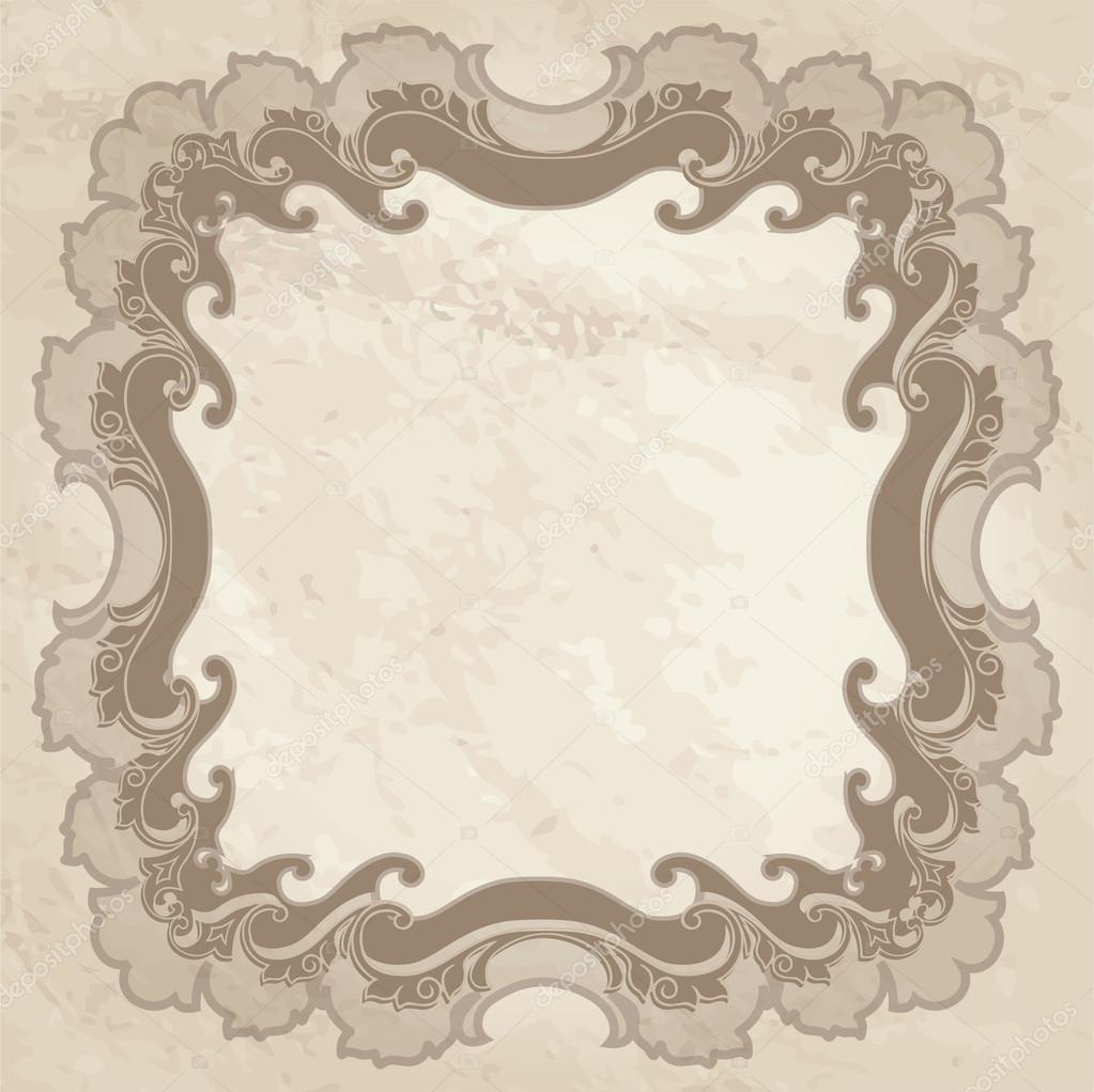 Vintage frame background. — Stock Vector © YokoDesign #62063071