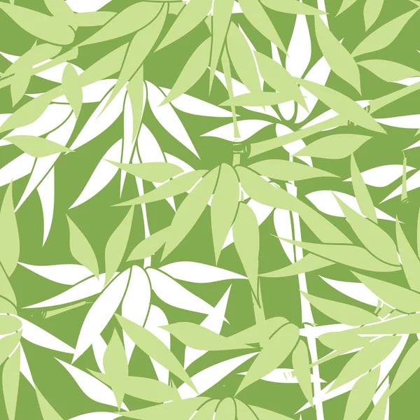 Bamboo leaves seamless pattern. Floral spring background. — Stock ... Bamboo leaves seamless pattern. Floral spring background. — Stock ...