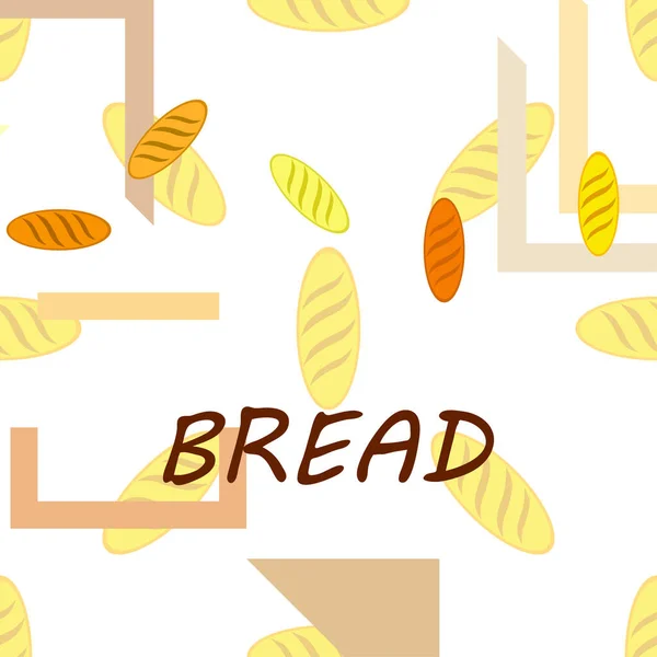 Bakery background. Line graphics. The collection of bread. Bread House ...