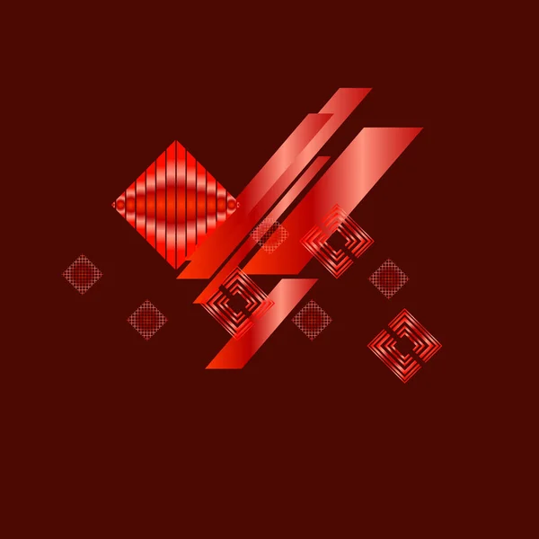 Red Rhombus Red Background Vector Illustration Stock Vector by ©natali7ekim.gmail.com 473850716