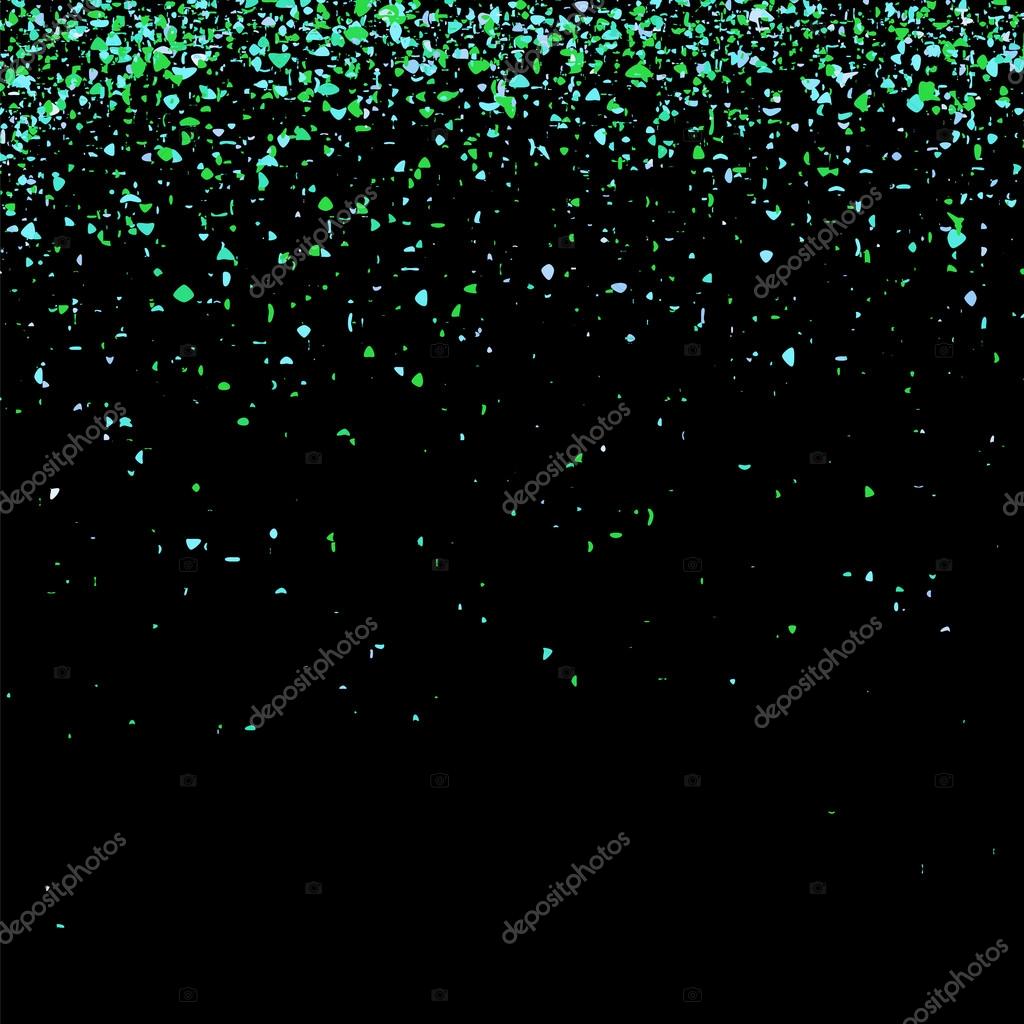 Green Confetti Isolated Stock Vector by ©valeo6 106012634