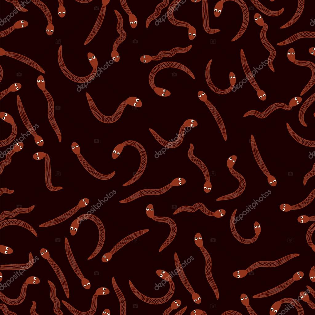 Gusanos rojos para la pesca patrón sin costura 2024