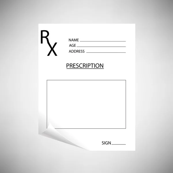 Prescription pad Vector Art Stock Images | Depositphotos