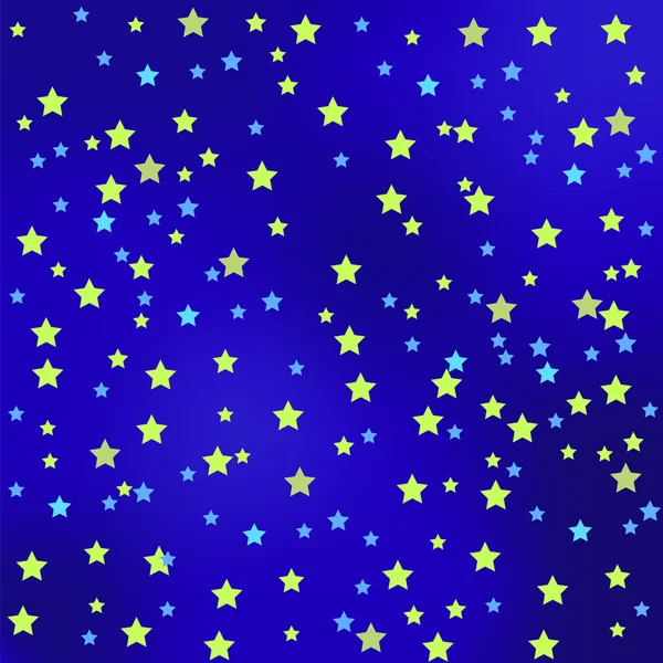 Yellow Star With Blue Background
