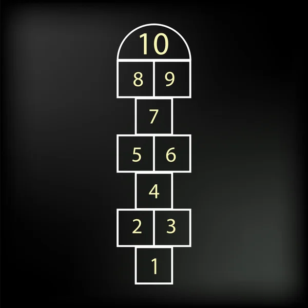 ᐈ Hopscotch drawing stock cliparts, Royalty Free hopscotch vectors ...