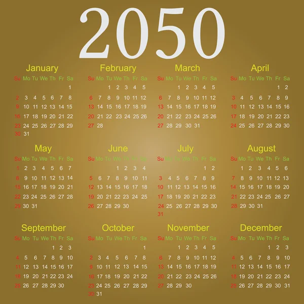 The Calendar 2022 — Stock Vector © Lappenno2 #89527876