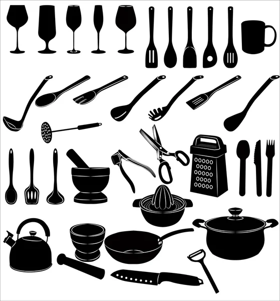 Kitchen accessories Vector Images | Depositphotos