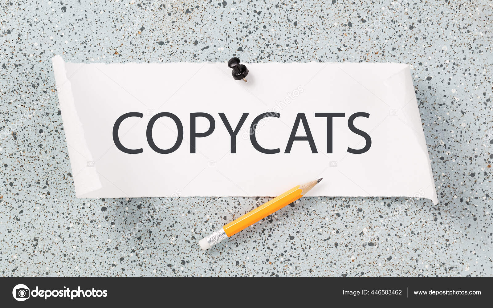 Copycats Text Notice Cork Notice Board Copywrite Trademark Regulations ...