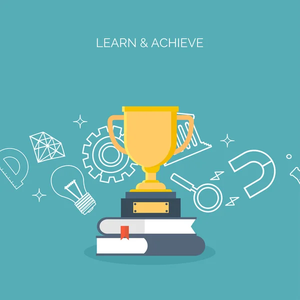 Study and learning concept background Stock Vector Image by ©floral_set ...