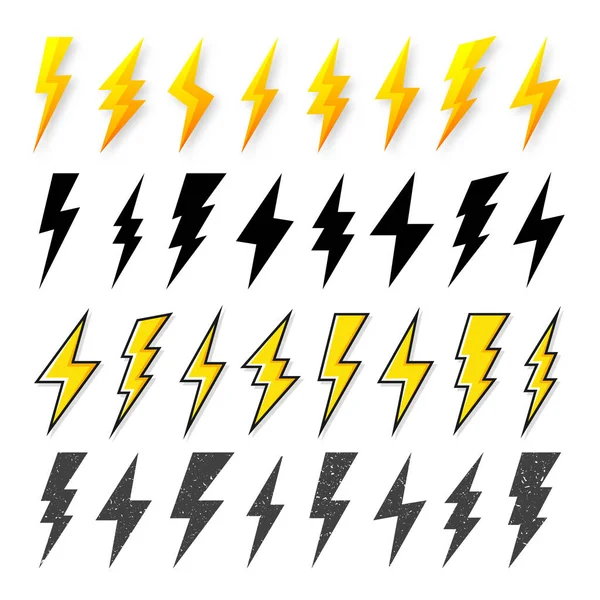 Lynnedslag Sammenkrøllet Papirstruktur Pap Lynsymbol Tordenkile Simpelt ...