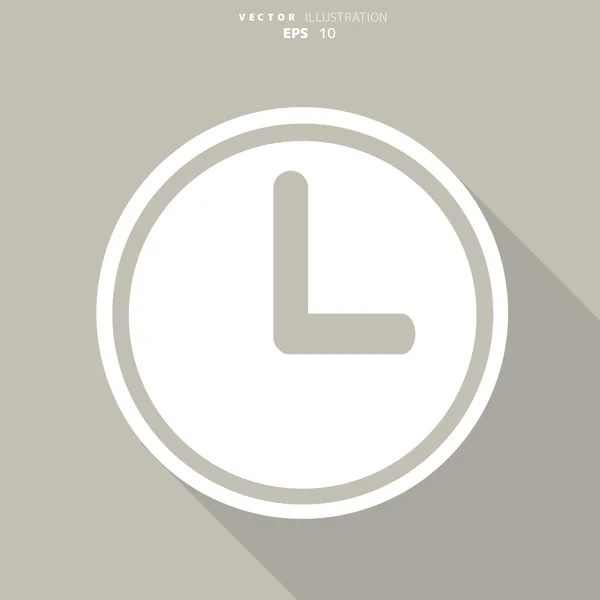 Clock web icon button Stock Vector Image by ©floral_set #39998493