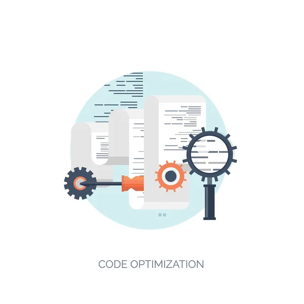 Vector Illustration Flat Computing Background Programmingcoding Web