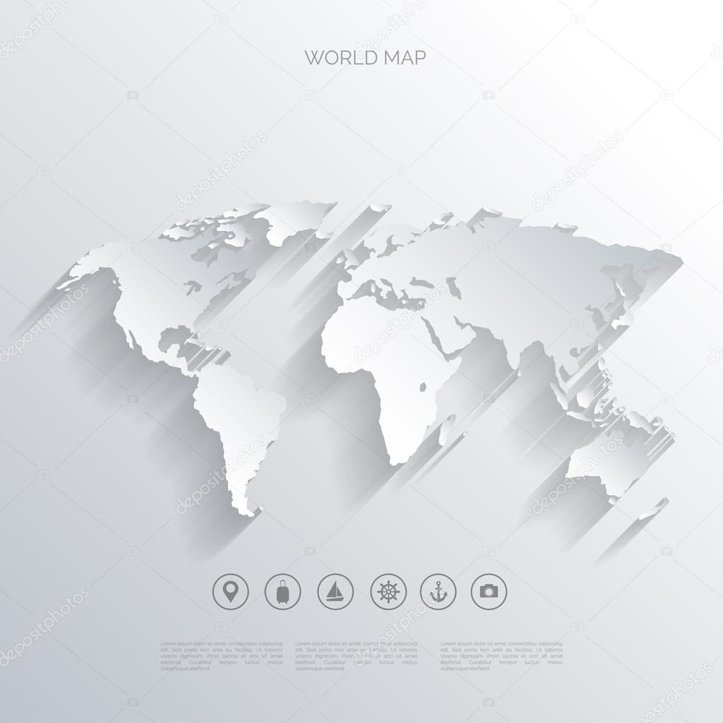 World map concept. — Stock Vector © floral_set #68729839