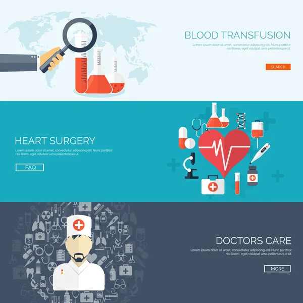 Vector illustration. Flat medical background. Health care ,first aid ...