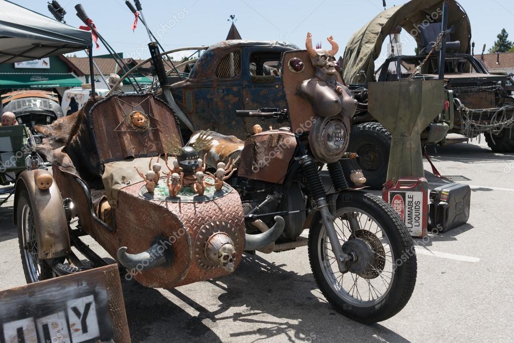 Post-apocalyptic survival motorcycle – Stock Editorial Photo ...