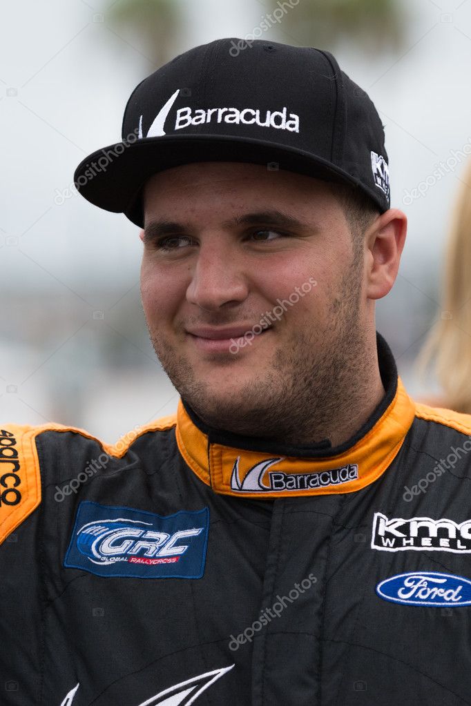 Austin Dyne rally driver at the Red Bull GRC Global Rallycross – Stock ...