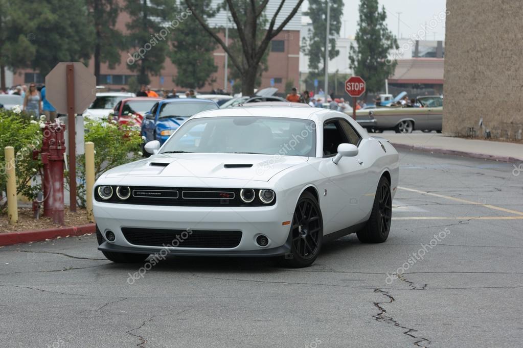 Dodge Challenger RT car on display — Stock Editorial Photo ...