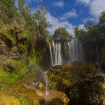 Waterfall in Kauai Hawaii With Rainbow Stock Photo by ©tobkatrina 2268182