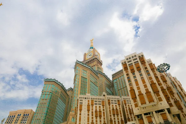 Holy Place Muslims Entrance Gate Minarets Kaaba Saudi Arabia – Stock ...