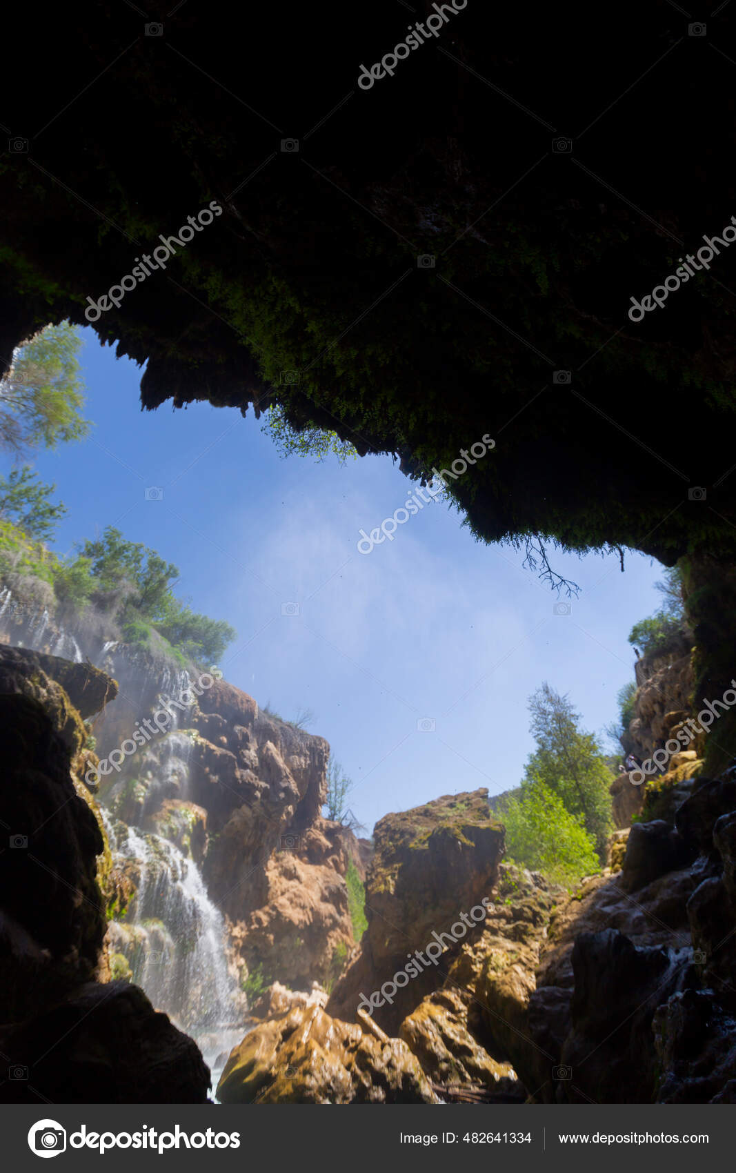 Yerkopru Cascada Una Famosa Cascada Situada Río Goksu Distrito Hadim ...
