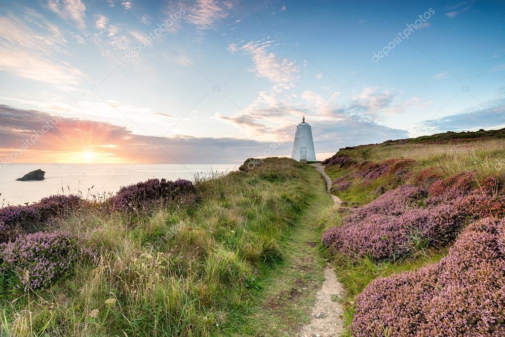 The Pepper Pot Lighthouse at Portreath — Stock Photo © flotsom #86376354