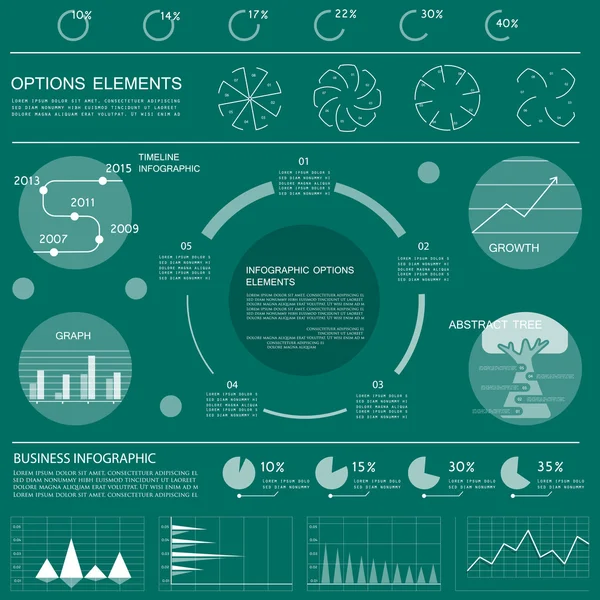 Templates for business data visualization Stock Vector Image by ©mechik ...