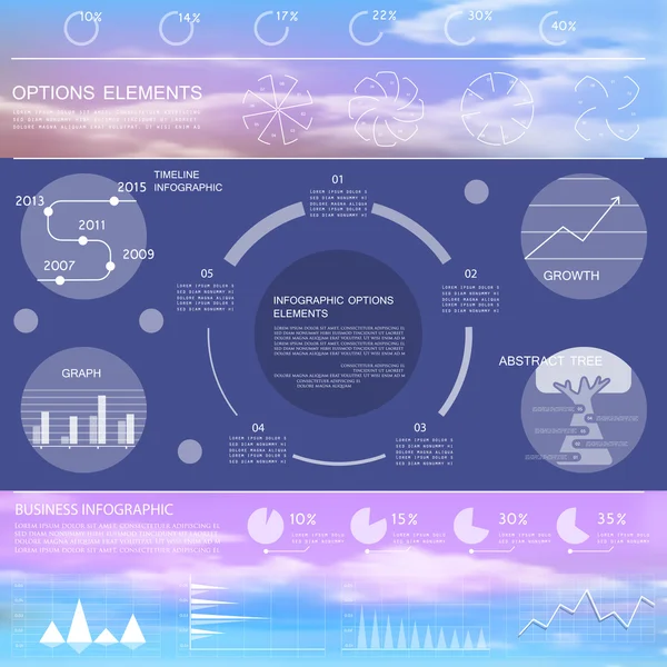 Templates for business data visualization Stock Vector Image by ©mechik ...
